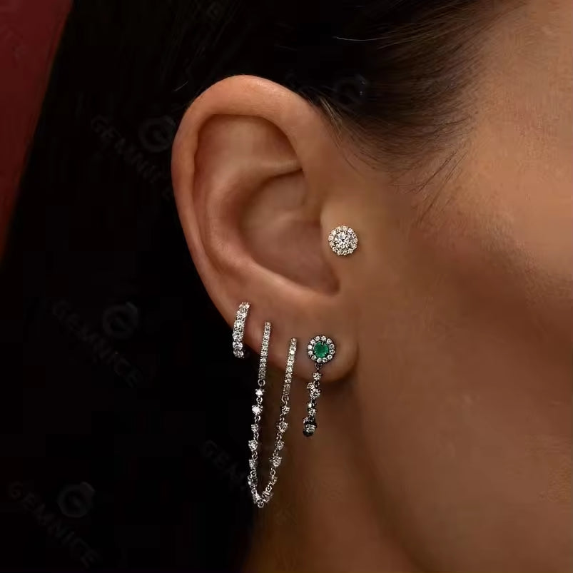 Estelle Stud Earring in Gold – Matchbox Jewellery UK